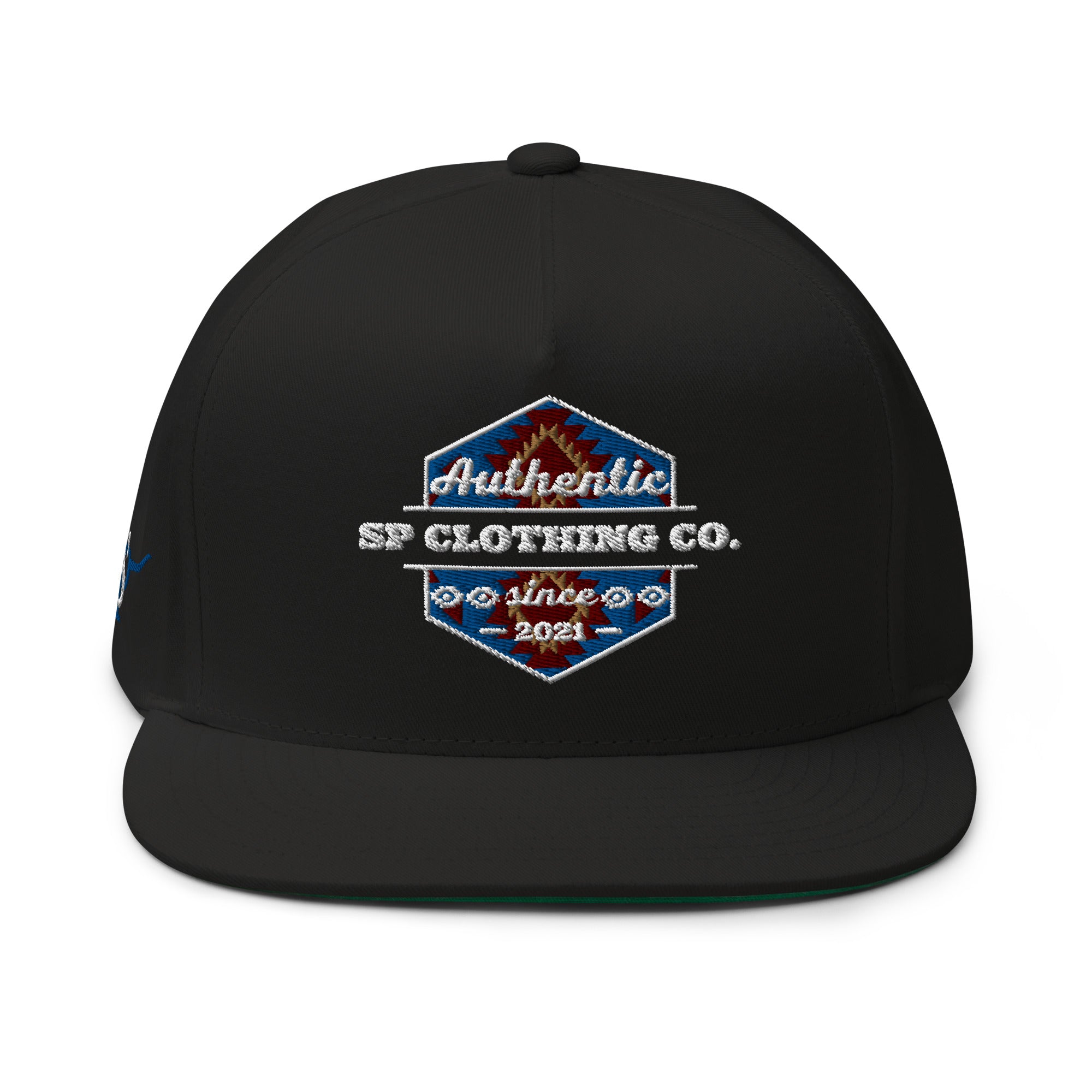 "Aztec Logo" Flat Bill Hat – Sarah Parlee Apparel